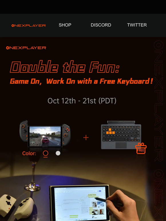 Onexplayer: Get more with OXP 2 Pro! Free magnetic keyboard included ...