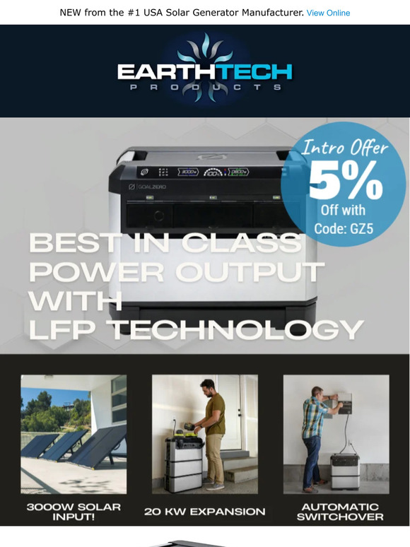 Earthtech Products: Goal Zero is Back & Better than Ever - [NEW] Yeti ...