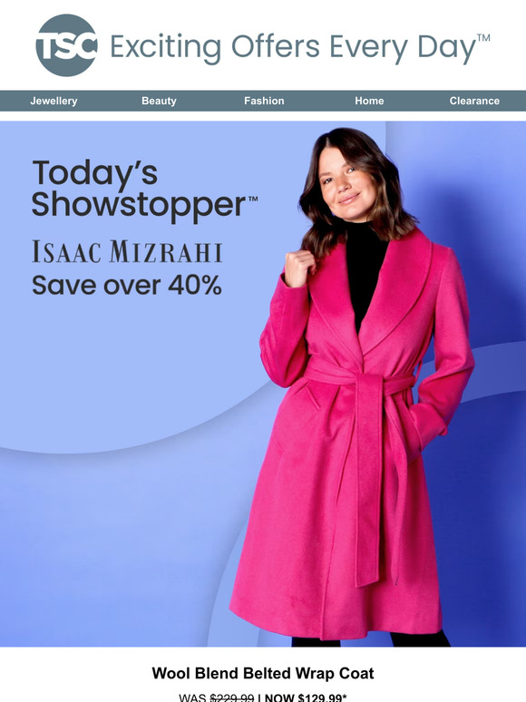 The Shopping Channel: Double Today’s Showstopper™ - Isaac Mizrahi ...