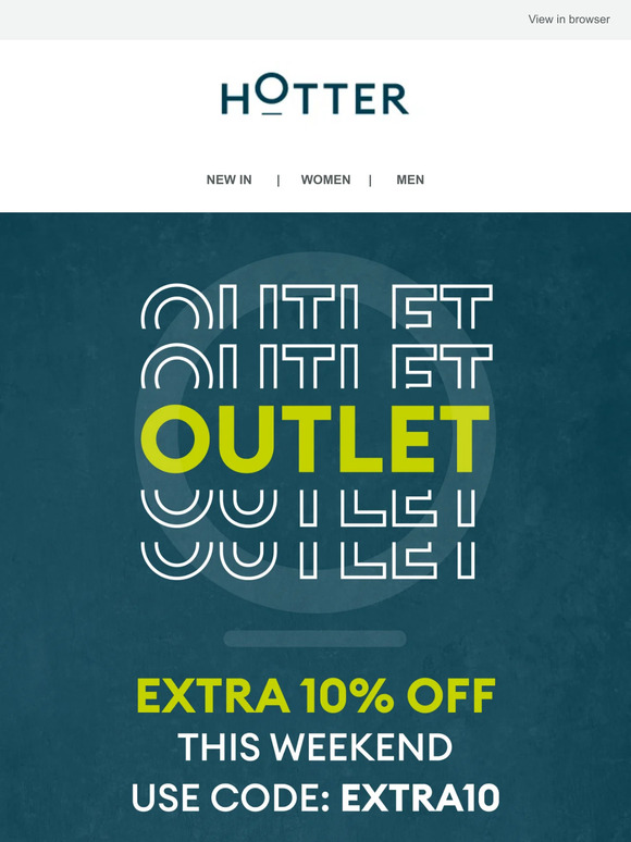 Hotter Shoes: Extra 10% off outlet | This weekend only! | Milled
