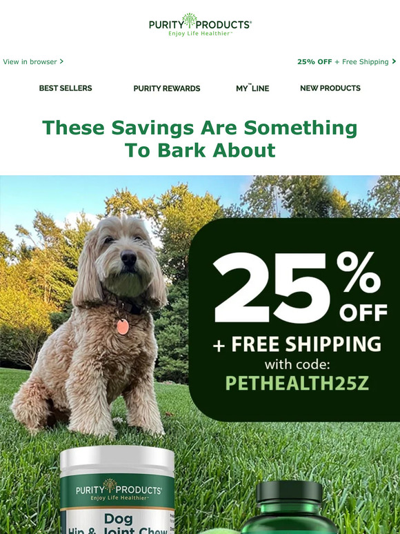 Purity Products: How Active is Your Fur Baby? | Milled