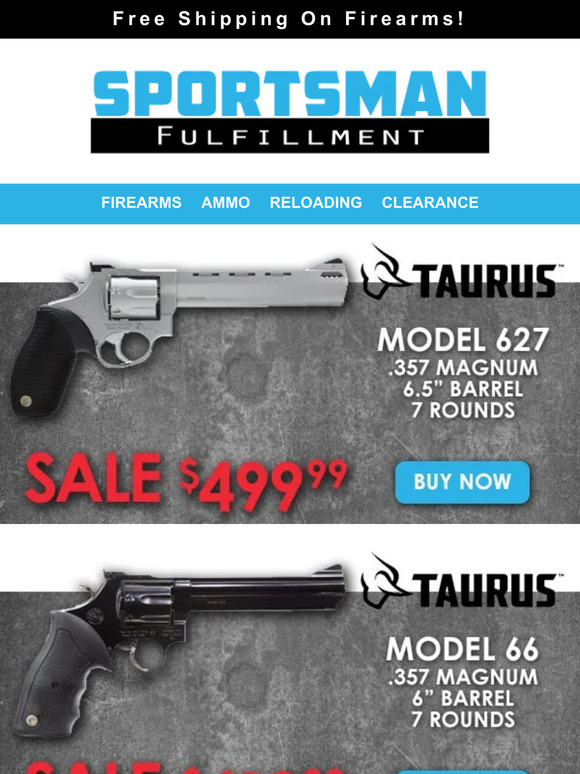 Fin Feather Fur Outfitters: Taurus Model 66 Standard .357 Mag/.38 Spec ...