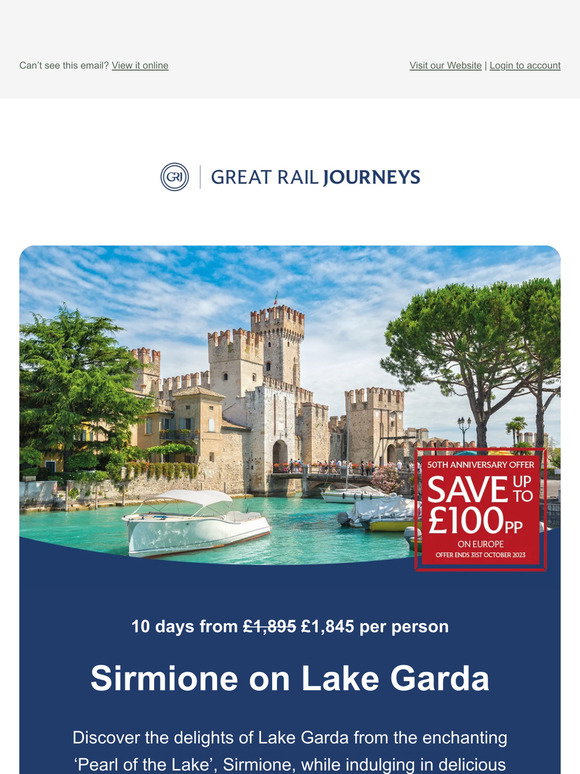 Great Rail Journeys: Lose yourself in the beauty of Lake Garda | Milled