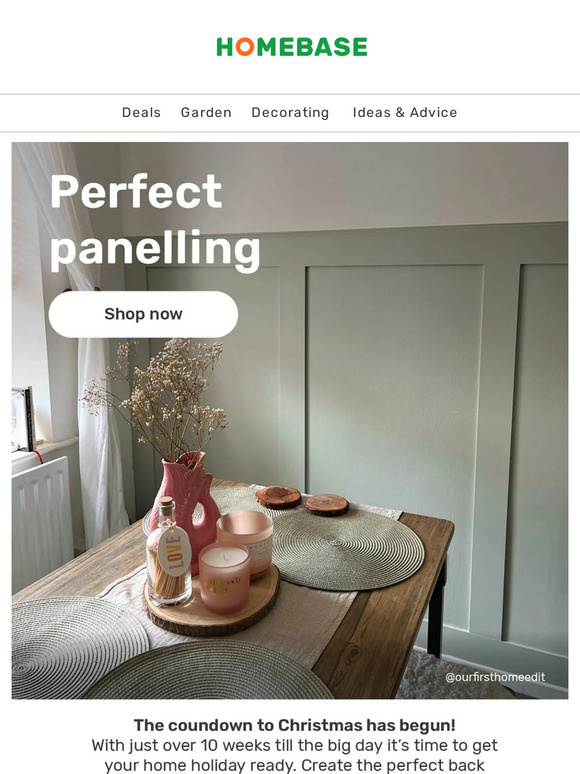 Homebase: Create the perfect panelling | Milled
