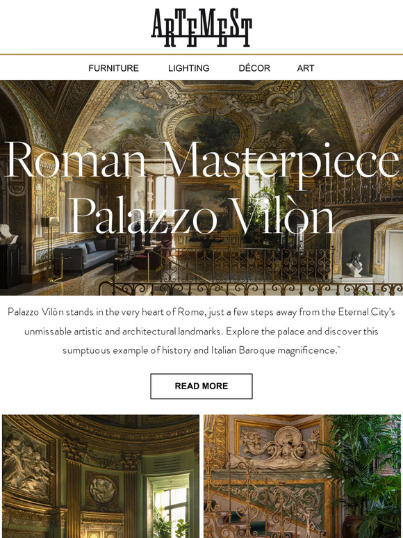 Artemest: Step Inside a Roman Palazzo & Discover Home Décor Inspired by ...