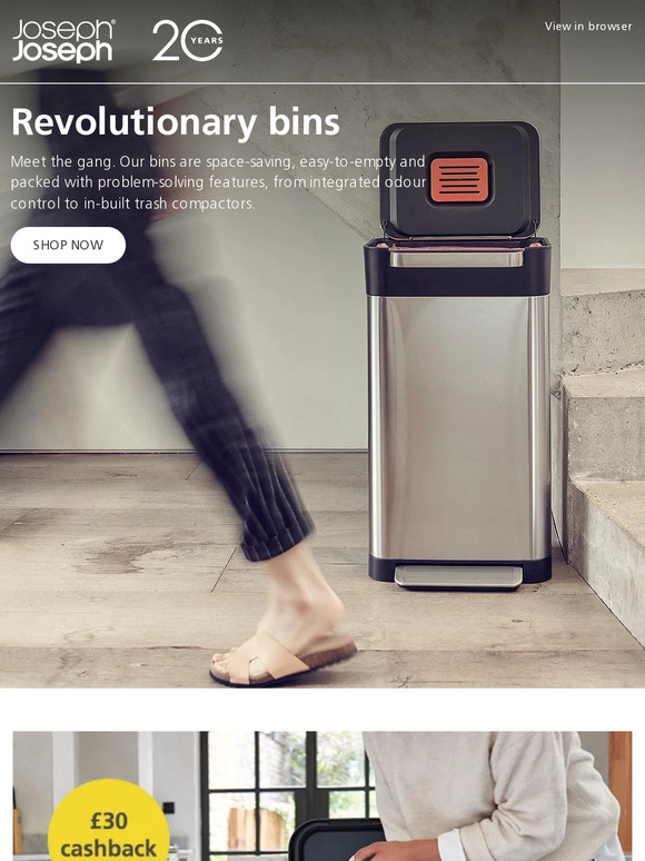 Joseph Joseph: Bins & Recycling done right | Milled