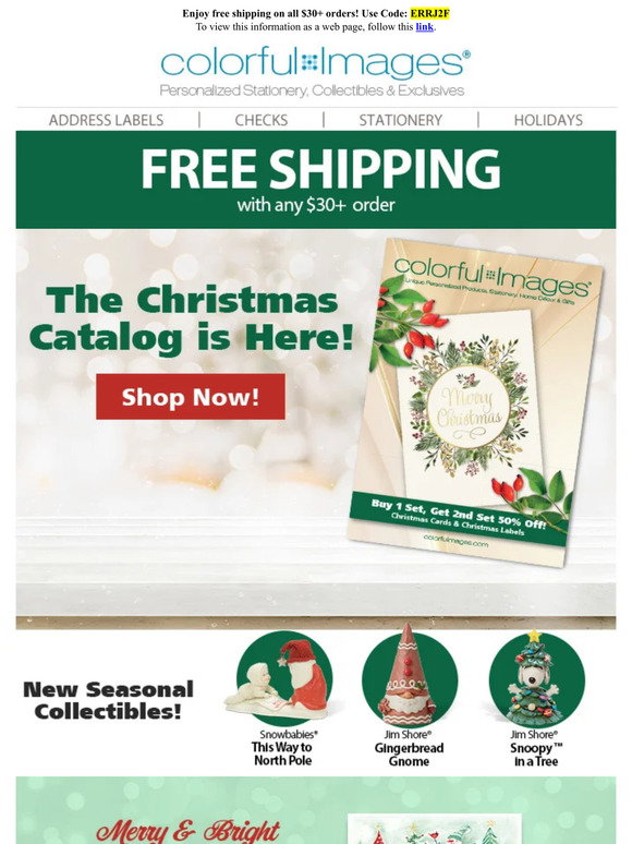 Colorful Images: Free Shipping & a sneak peek 👀 at our new catalog | Milled