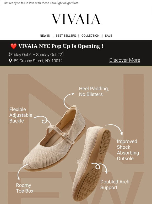 Vivaia INT: Running Heels Collection: Style Up! | Milled
