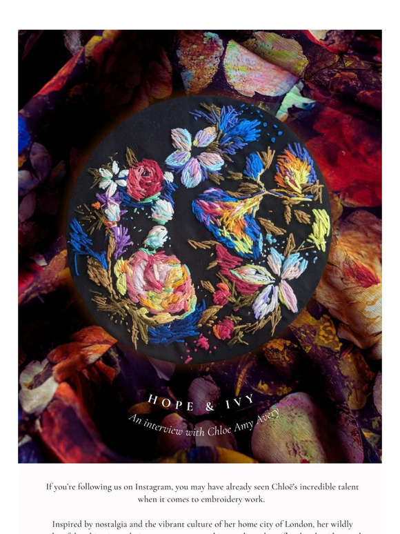 Hope and Ivy: An interview with Chloë Amy Avery 🪡 | Milled