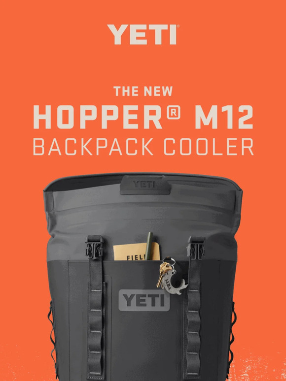 YETI: Introducing the New Hopper® M12 Backpack Cooler | Milled