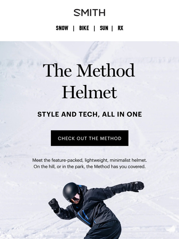 Smith Optics: The NEW Method Helmet has you covered | Milled
