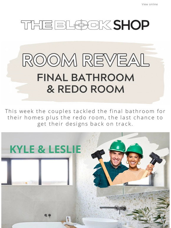 The Block Shop: The Block Room Reveal: Final Bathroom & Redo 🔨 | Milled