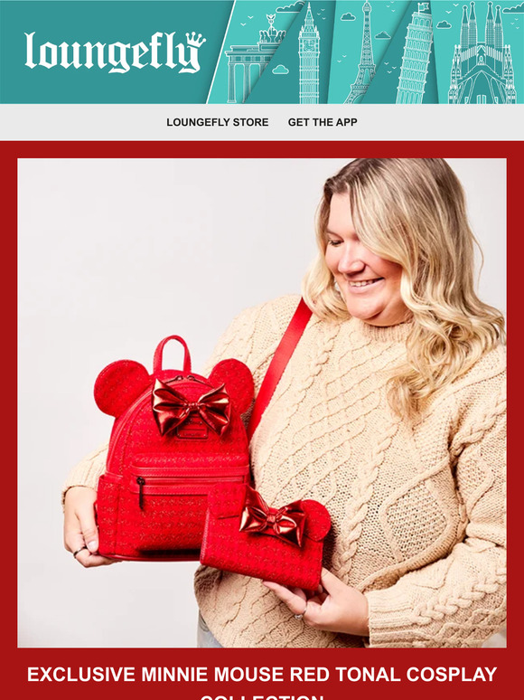 Funko: Loungefly Exclusive: Minnie Mouse Red Tonal Cosplay Collection ...