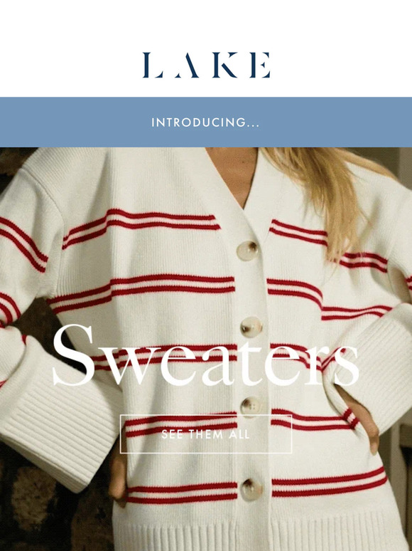 LAKE: Introducing Sweaters (!) | Milled