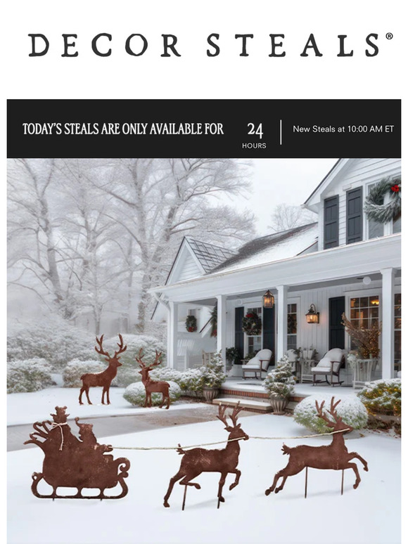 Decor Steals: 🎅Dasher & Dancer & Prancer & Vixen | Milled