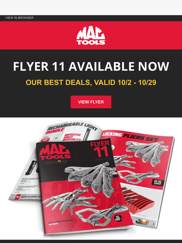 Mac Tools: Mac Tools Flyer 11 Out Now! | Milled