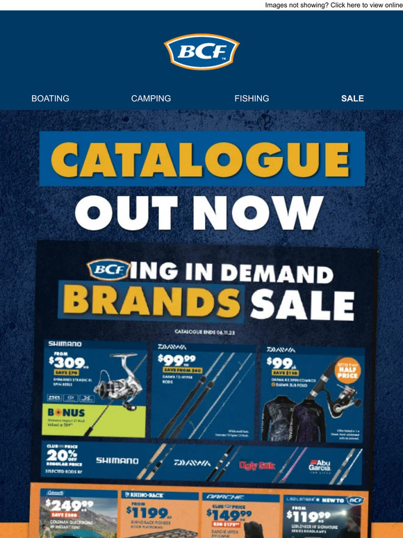BCF: Catalogue out now! BCFing In Demand Brand Sale. | Milled