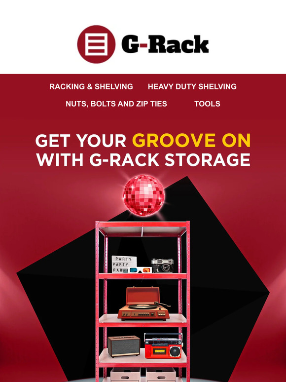 G-Rack: Get Your Groove On with G-Rack Storage | Milled