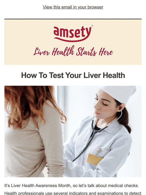 Amsety: How To Check Your Liver Health? | Liver Health Awareness Month ...