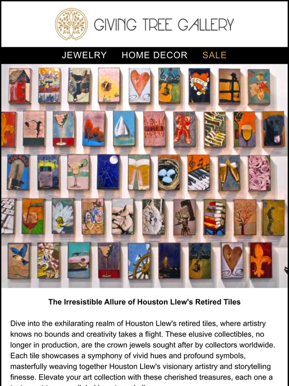 The Giving Tree Gallery: The Retired Tiles of Houston Llew | Milled