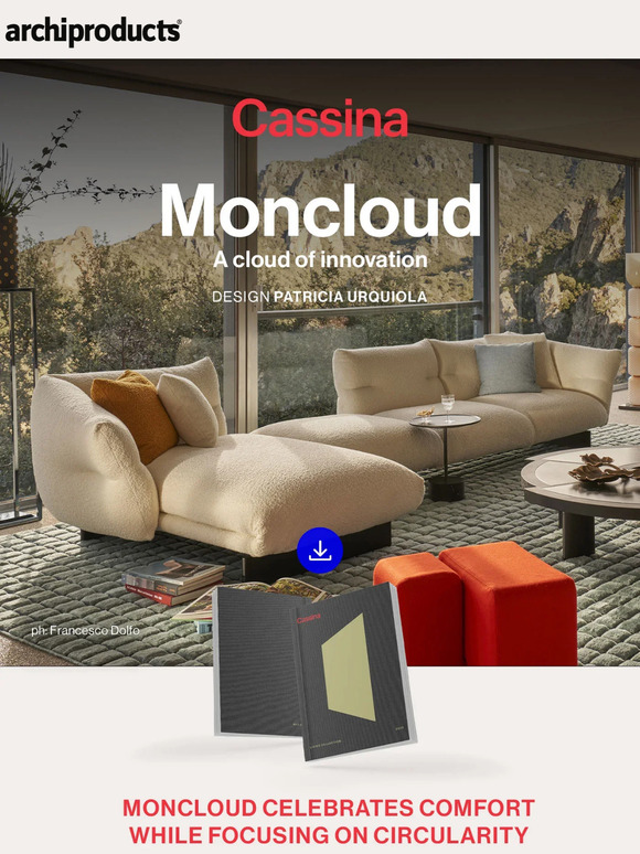 Archiproducts Moncloud Modular Sofa By Cassina A Triumph Of Comfort And Softness Milled