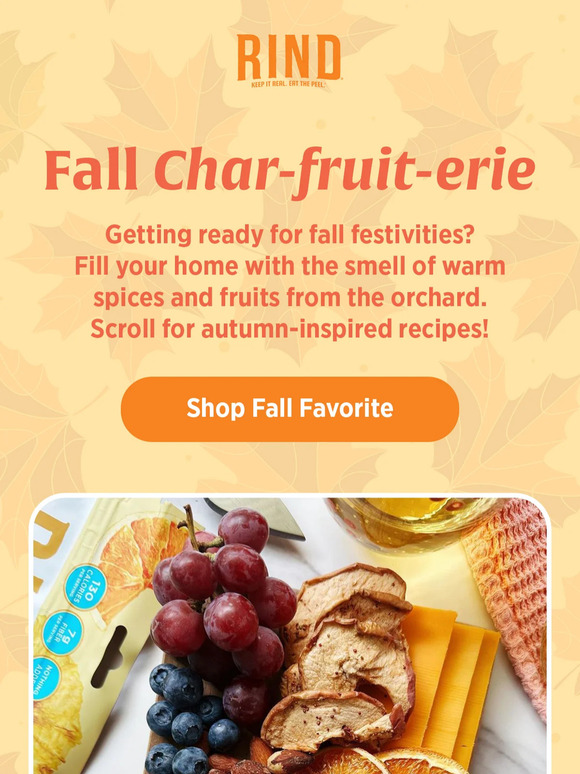 RIND Snacks: Fall Flavors for Your Char-fruit-erie 🍁🍎🍐 | Milled