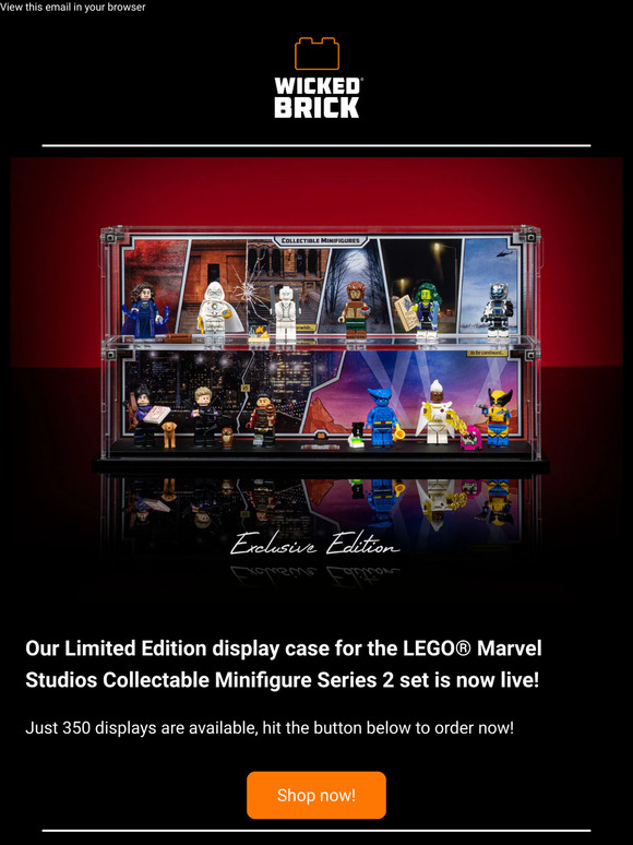 Wicked Brick: Now live - Limited Edition Marvel Minifigure display🦸 ...