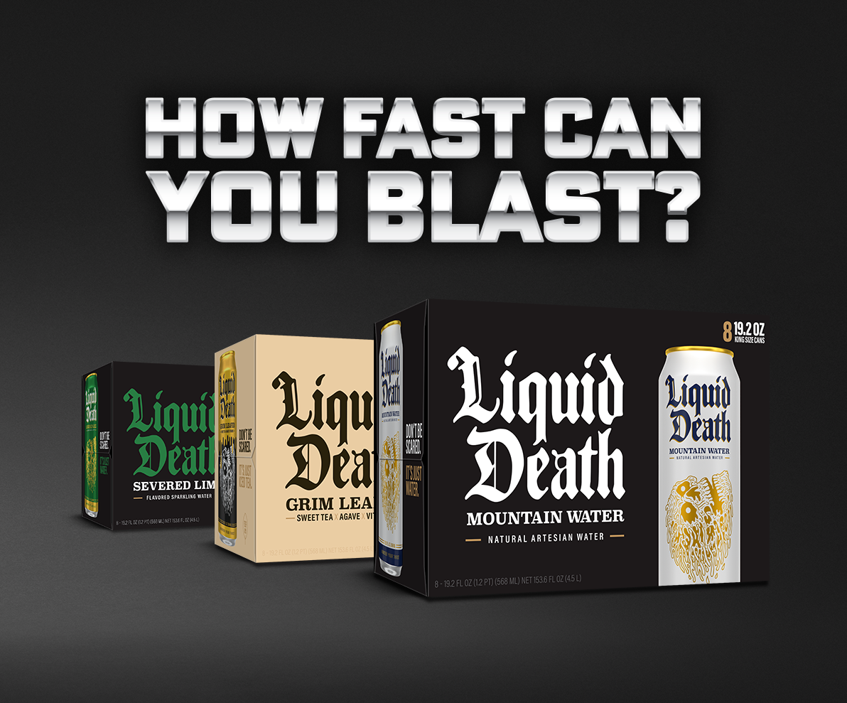 Liquid Death: Introducing the Chest Blaster by Liquid Death | Milled