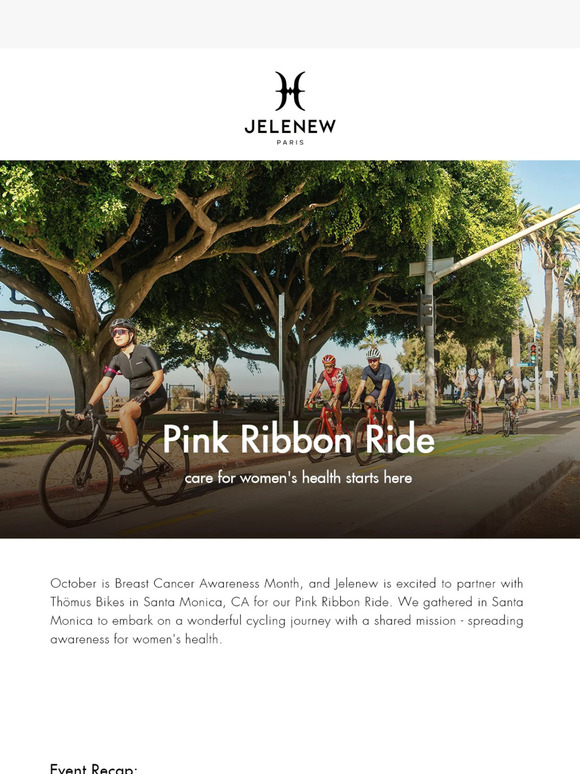 Jelenew: 🎗️ Recap: Pink Ribbon Ride - Spreading Women's Health ...