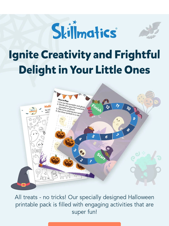 Skillmatics: [Free Printables] No tricks - just treats! 🎃 🎁 | Milled