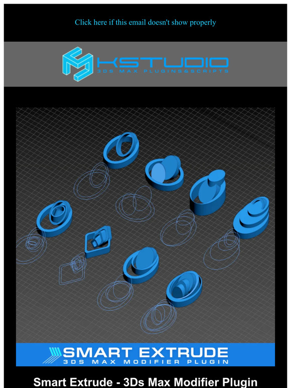 Kstudio: News from Kstudio (Smart Extrude - 3Ds Max Modifier Plugin) | Milled