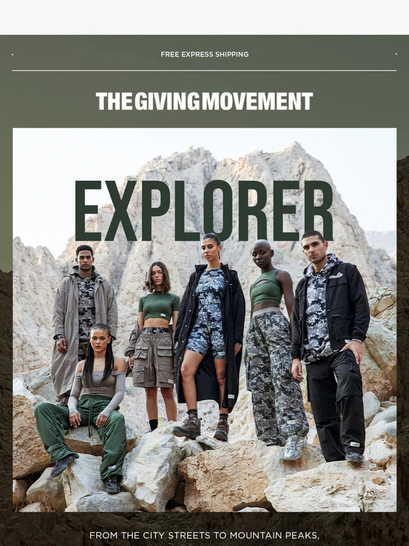 The Giving Movement: Discover EXPLORER 🌄 | Milled