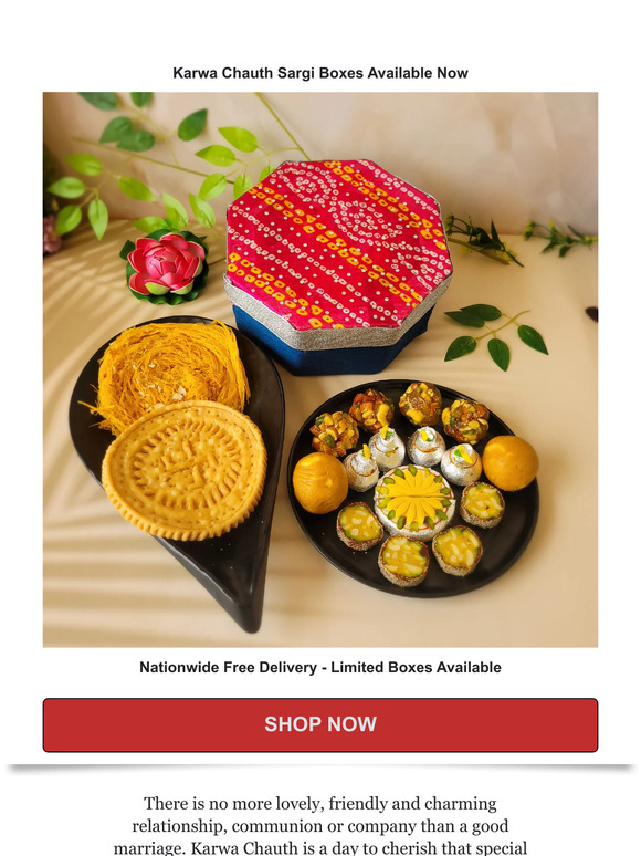 Quicklly: Karwa Chauth Sargi Boxes | Milled