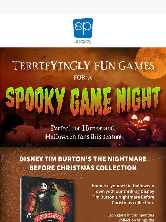 The Op: Celebrate Halloween with The Nightmare Before Christmas Games ...
