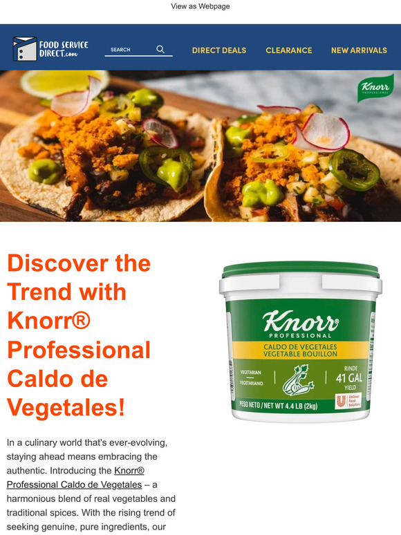 Food Service Direct: Meet the Future: Authentic Flavors Redefined! | Milled