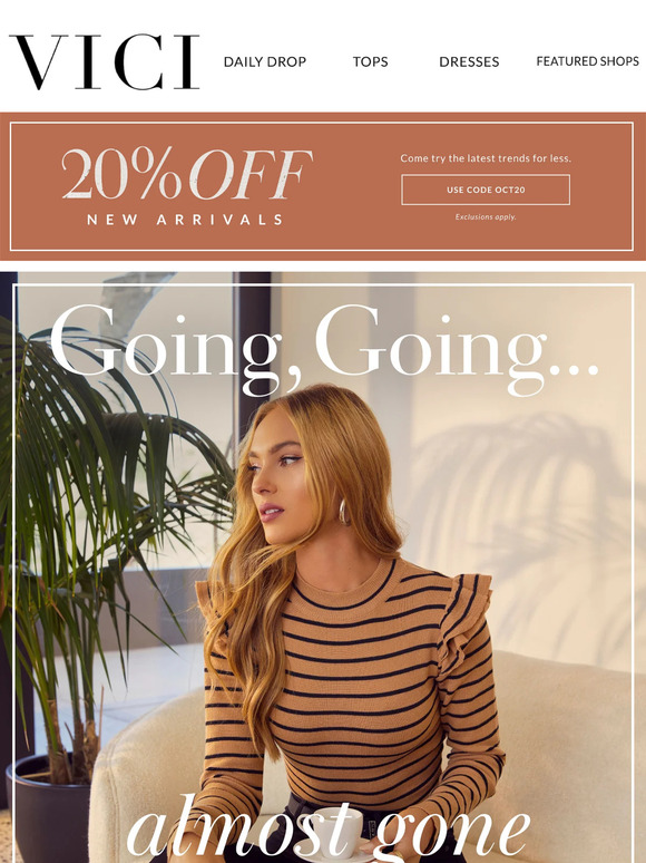 Vici: Inside: Your Code For 20% Off | Milled