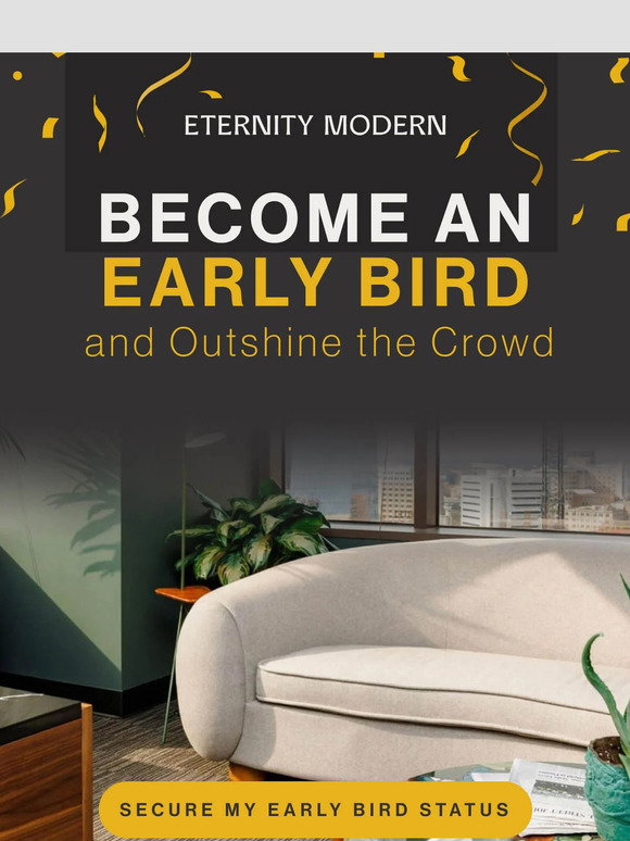 Eternity Modern: Your Exclusive Early Bird Invitation Awaits | Milled