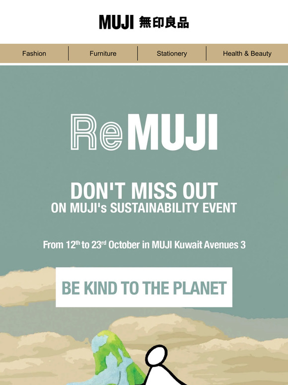 MUJI: Don't Miss Out! ReMUJI Sustainability Event | Milled