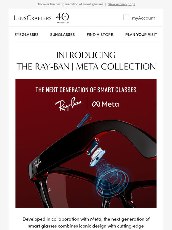 LensCrafters: Introducing the new Ray-Ban Meta collection | Milled