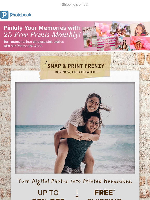 Photobook: 📸 Our Snap & Print Frenzy Sale is Live! | Milled