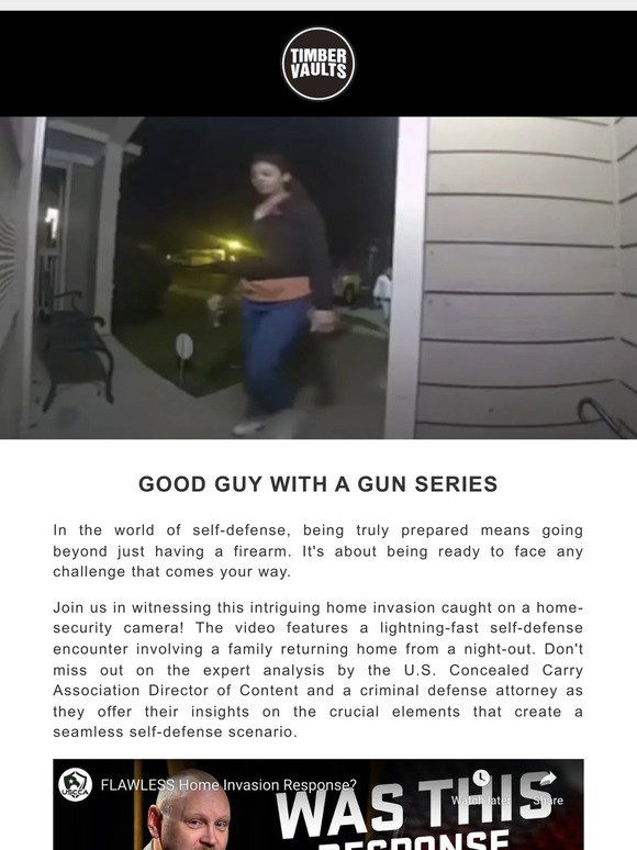 Timber Vaults: Father Foils Home Invasion Attempt, Protecting Wife ...