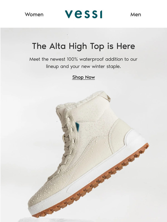 Vessi: The Alta High Top is here! | Milled
