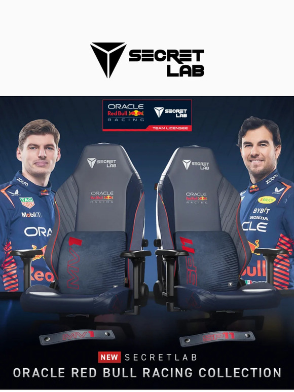 Secretlab: [NEW] Secretlab Oracle Red Bull Racing Collection | Milled