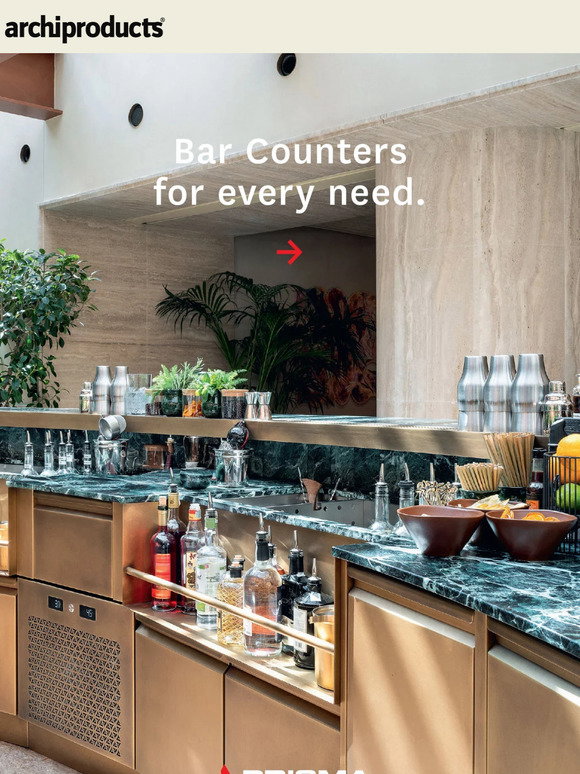 Archiproducts: Prisma bar counters, designed for every need ...