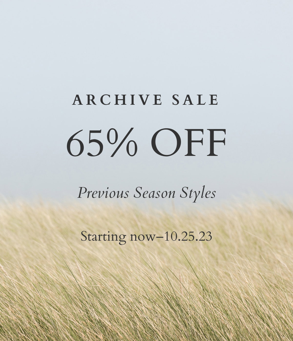 Skin: The archive sale is here | Milled