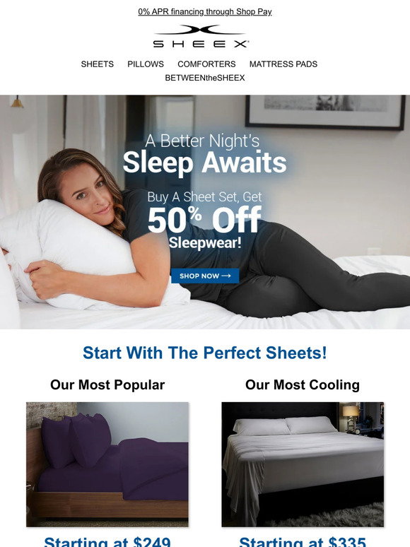 Sheex: Find a Better Night's Sleep Inside → | Milled