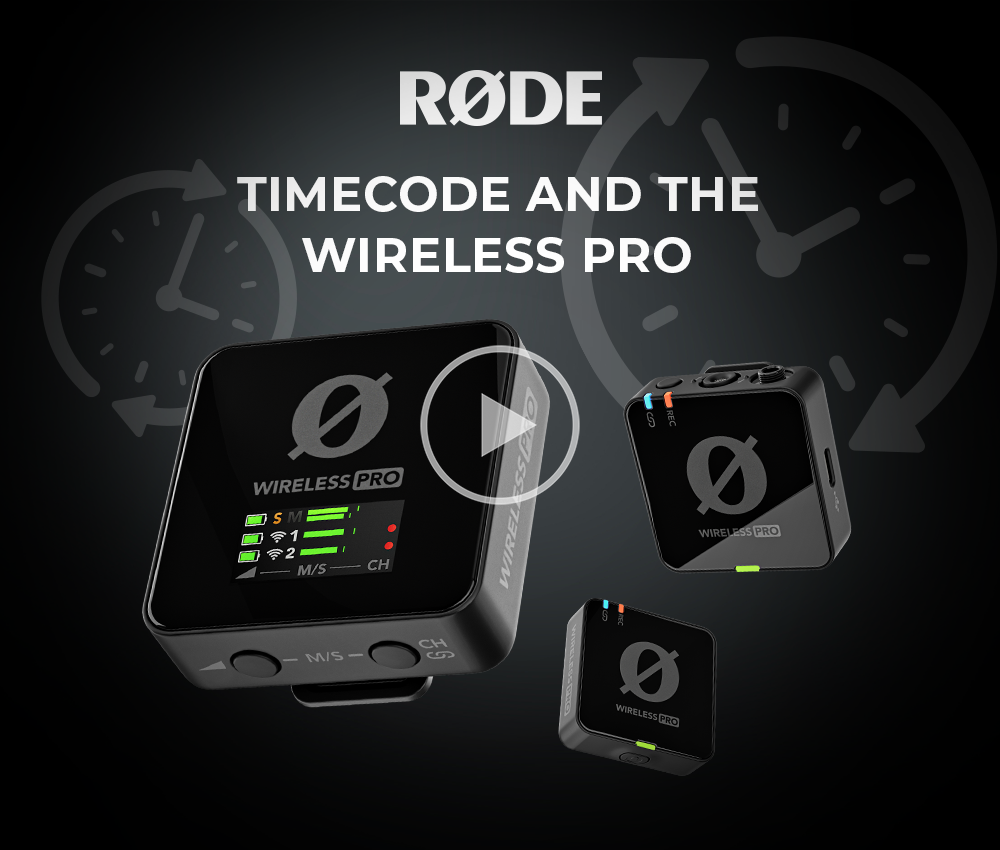 Rode: How to Supercharge Your Editing Workflow with Timecode | Milled