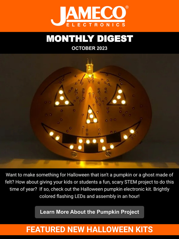 JAMECO: Spooktacular Electronics Projects | Milled