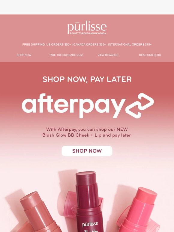 Purlisse: Discover our NEW Blush Glow BB Cheek + Lip 💋 | Milled