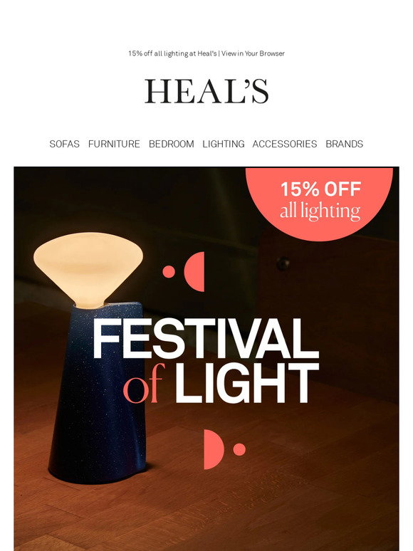 Heal's: Lighting for less | Milled